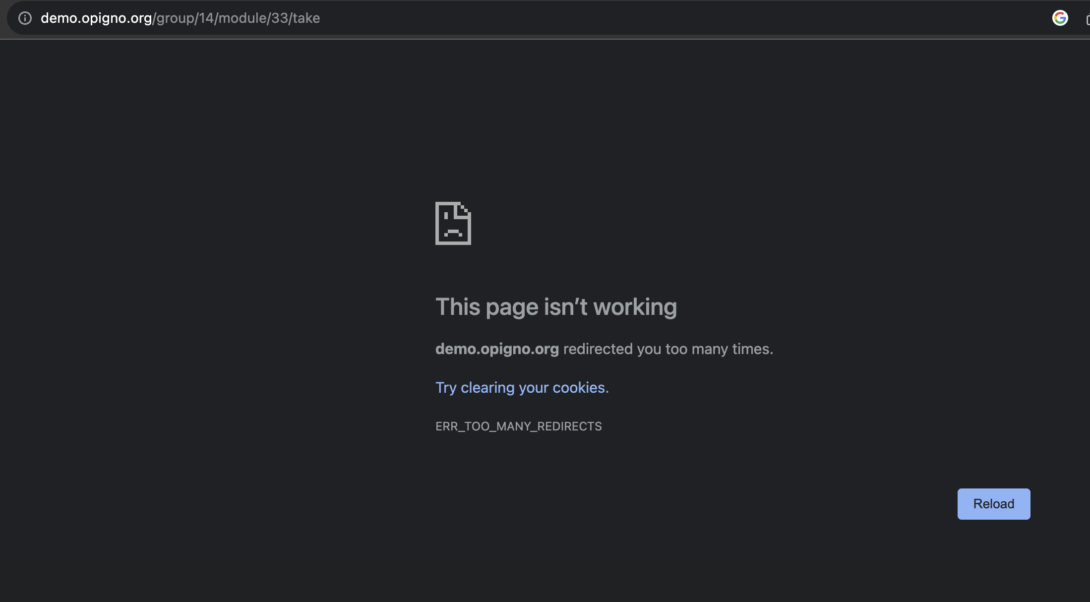 Opigno Using Course and Continue Error [#3382284] | Drupal.org